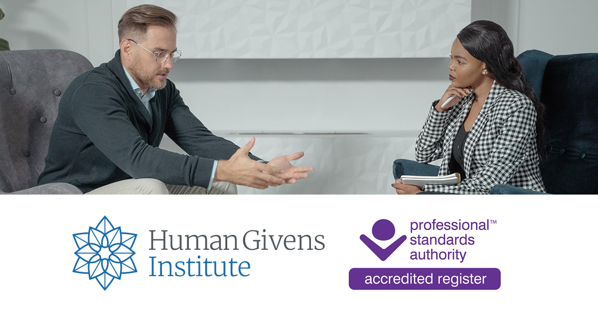 How to find a human Therapist - using the Human Givens accredited Register